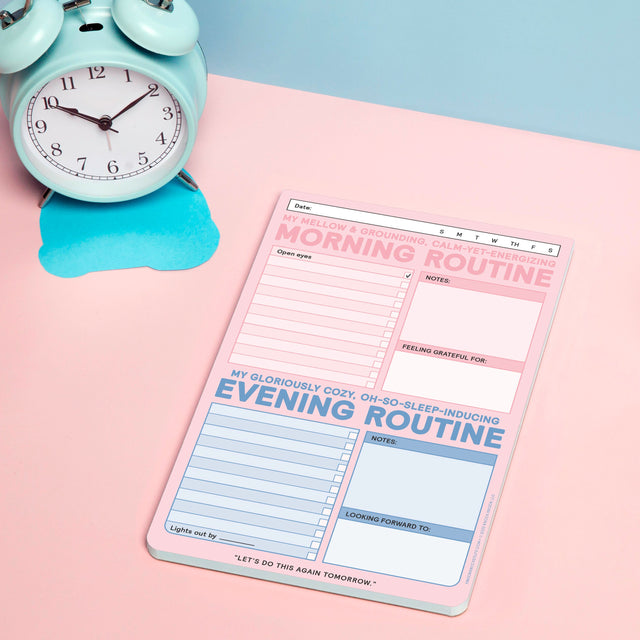 AM/PM Routine Pad - Morning Routine and Evening Routine Tracker Pad ...