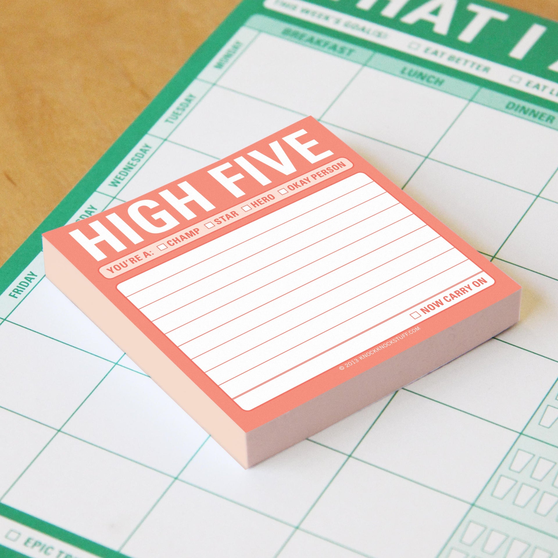 Knock Knock High Five Sticky Notes