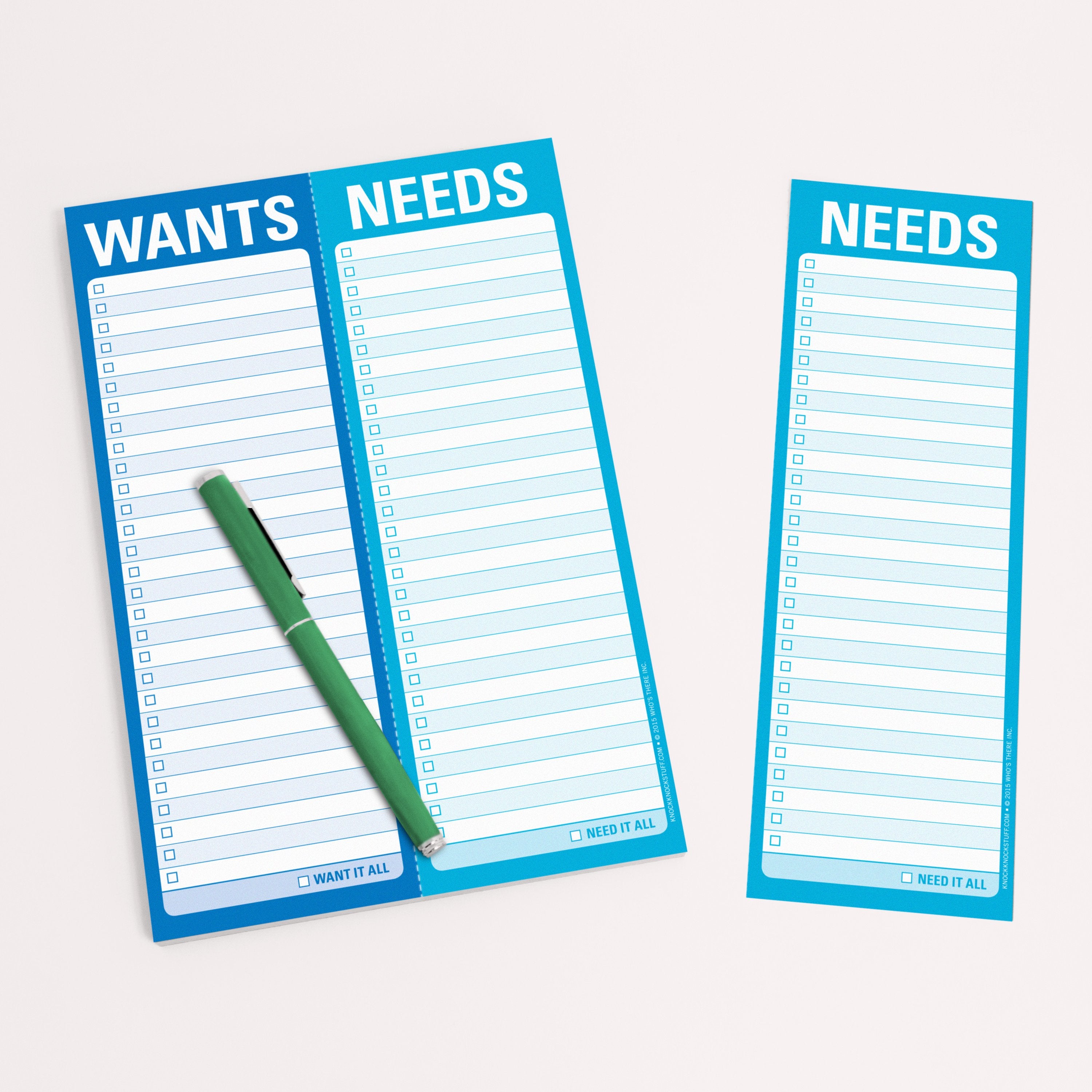 Wants And Needs List